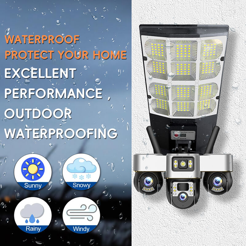 High Resolution 6mp Solar Powered Ptz Floodlight Camera Wireless ...