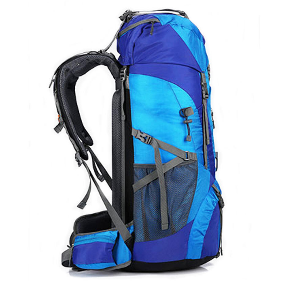 Camping Backpack, 70+5l Waterproof Hiking Backpack Travel Daypack ...