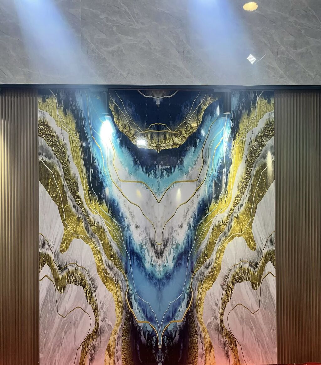 Spc Wall Panel Stone Plastic Composite Tv Background Wall Interior Wall ...