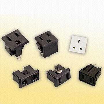 AC Power Sockets with 3 Contacts, AC Power Sockets - Buy Taiwan AC ...