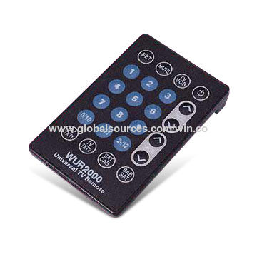 China Customized Card Type Universal Pre-Programmed Remote Control on ...