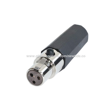 Taiwan Mini XLR Microphone Connector with 3.2/5.2mm Plastic or Metal ...