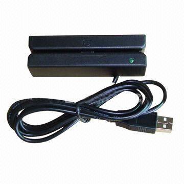 Magnetic Stripe Card Reader, Works with 2.7 to 5.5V DC Power Supply ...