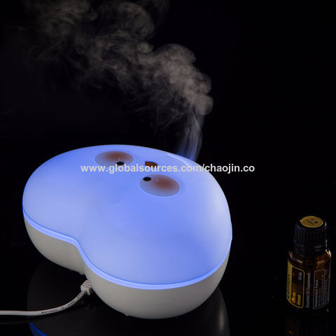 China Cute heart shape ultrasonic aromatherapy diffuser with 7color LED ...