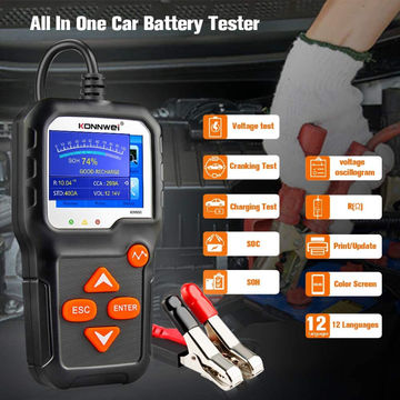 China Top Selling KW650 6V 12V Vehicle Motorcycle Battery tester Tool ...