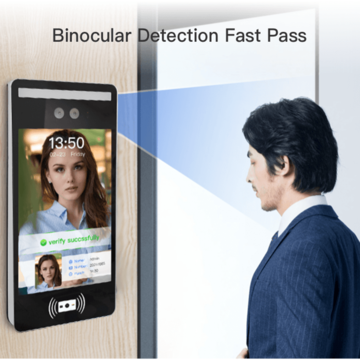 China Smart Face Recognition Device Euro QR Code Reader Access Control ...