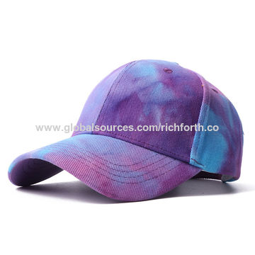 China Tie Dyed Baseball Cap, Pigment Dyed CAPS,Hiphop Baseball Cap Sun ...