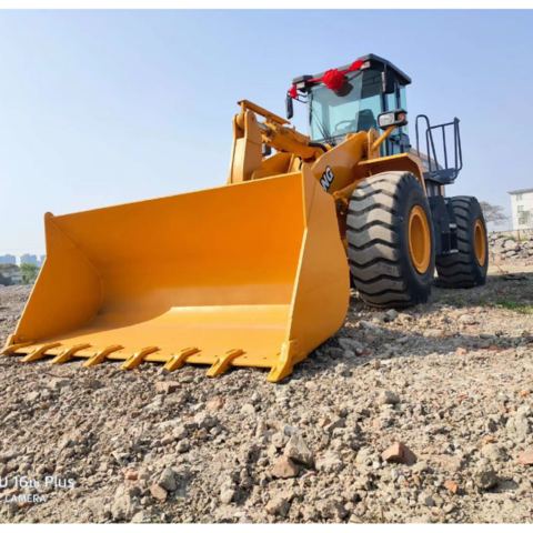 China Famous Brand JGM737 Imported Engine wheel loader 8 ton 7 ton 6 ...