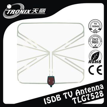 50m Range Amplified Indoor ISDB/ATSC/DVB-T/DVB-T2 TV Antenna | Global ...
