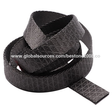 China Nylon plain webbing with emboss design on Global Sources