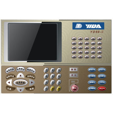China Membrane graphic overlay control panel with LED window and ...