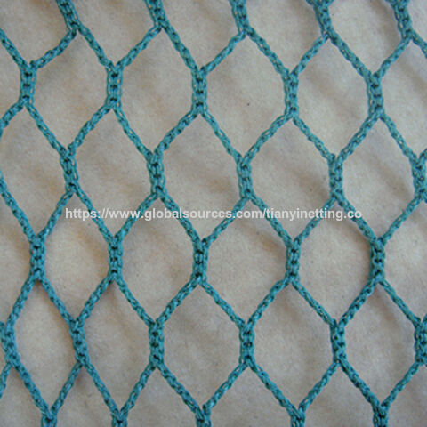 China HDPE 220gsm green color fishing net,It is a good product for the ...