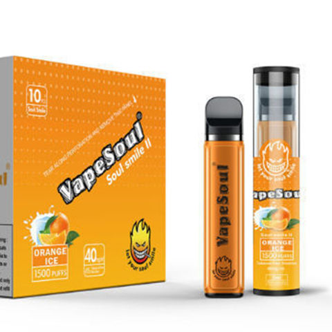 China VapeSoul 1500puffs OEM available vape pen rechargeable battery ...