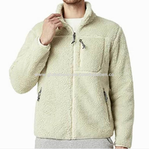 China OEM Factory Men's Winter Jacket Sherpa Fleece Jacket Coral Fleece ...