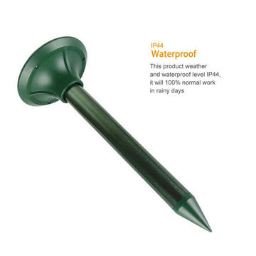 Solar Mole Repeller - Sonic Mole Repellent Rodent Control Deterrent ...