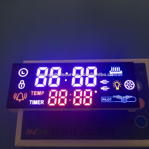 China Customized multicolour 8-Digit 7 segment LED display module for ...