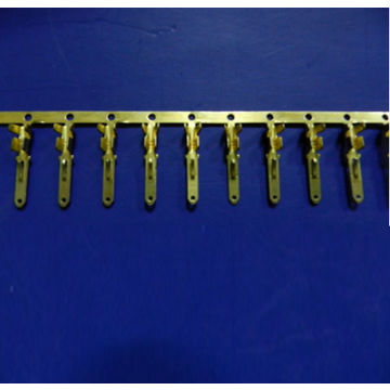 Non-insulated electrical brass terminals lugs shark teeth connectors ...