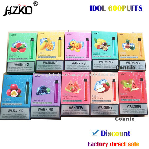 China HZKO IDOL Best Flavors Disposable Vape Disposable Pods Fast ...