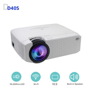 China 1600 lumens FHD 800*480P wireless education home theater WIFI ...