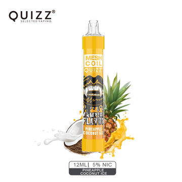 China Quizz Disposable Vape with 4000 Puffs 12ml Pre-Fill E-Juice RGB ...