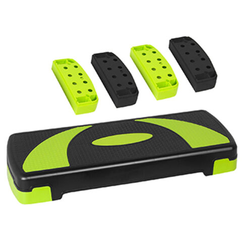 China Fitness aerobic step Plastic stepper with adjustable step on ...