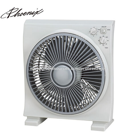China 12 Inch Electric Box Fans With oscillating grill on Global Sources
