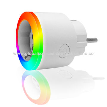 China Smart Outlet Wifi Socket with RGB LED, OF/OFF, Adjust Brightness ...
