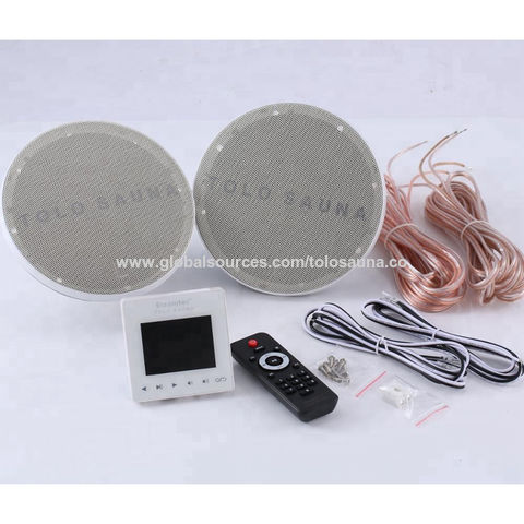 China Sauna Room Accessories Music System Bluetooth Heatproof ...