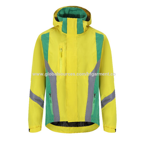 ChinaHot sales men's reflective waterproof jacket delivery coat for ...