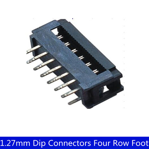 China 1.27mm Dip Connectors Four Row Foot on Global Sources,pcb ...