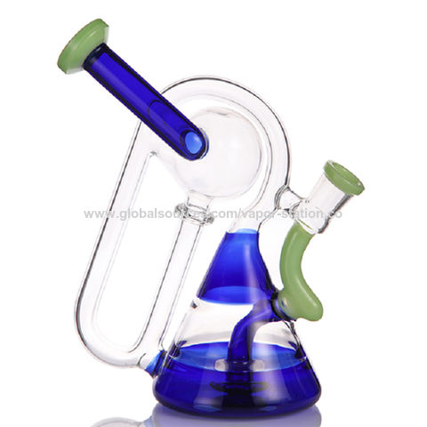 China Smoking water pipes bongs Dab Rig Glass Bong glass bong on Global ...