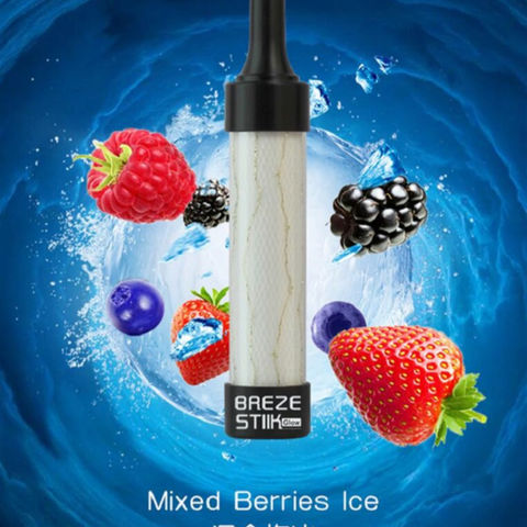 China BREZESTIIK Glow 600puffs disposable RGB vape pen electronic ...