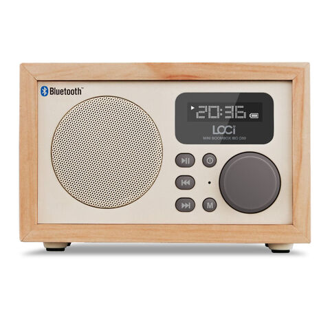 China Wooden speaker with Bluetooth radio with FM radio / USB & micro ...