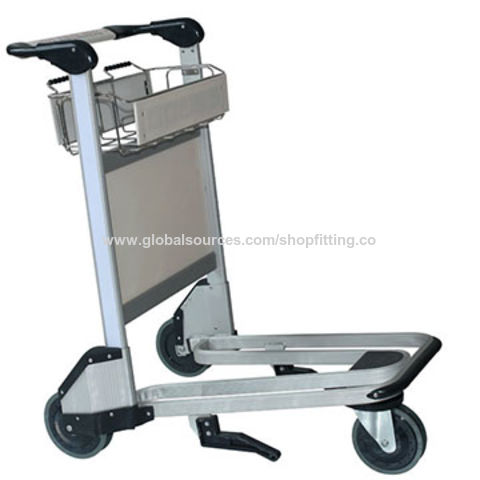 China Hand brake airport luggage trolley with brake on Global Sources ...