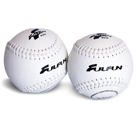 China New products 12 inch split Leather& cork core Game Softball balls ...