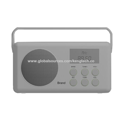 Hong Kong SAR Portable AM FM PLL Radio Dual Alarm Calendar Radio ...