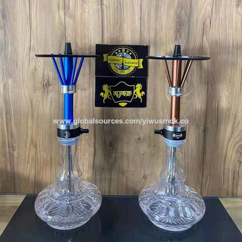 China 2021 New Fashion Narguile Laser Hookah with 2 Hoses Hookah Shisha ...