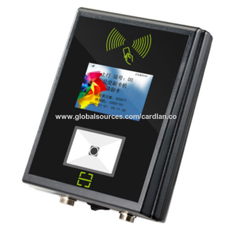 China Factory bus validator supports card and QR code scanning for bus ...