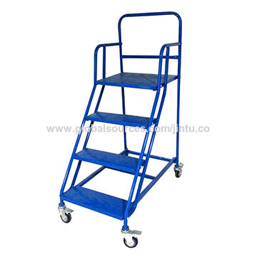 China Warehouse Logistic Hand Ladder Trolley Cart on Global Sources ...