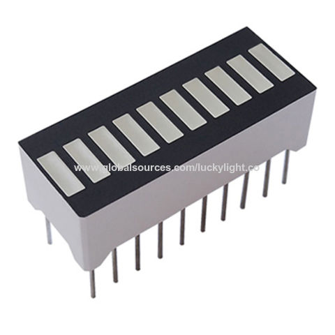 China 10 Segment , White Light Bar LED Display with Wide Viewing Angle ...
