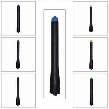 China Rubber VHF/UHF Colorful LED light handheld radio antenna, walkie ...