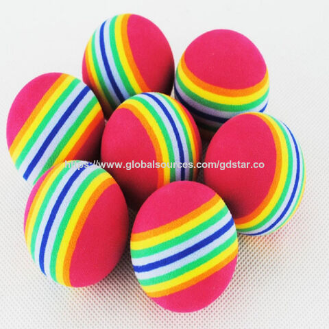 China EVA foam ball sponge foam ball Multi color odorless soft eva foam ...