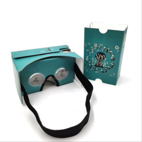 China Customized pop up vr glasses foldable paper vr viewer vr goggles ...