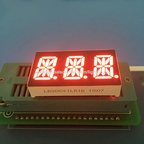 China 14-segment LED Display, Triple Digit, 0.54-inch, Common Cathode ...