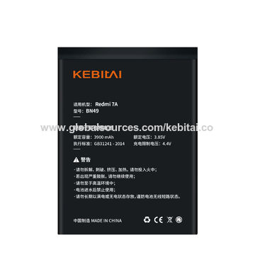 China Cell phone battery for REDMI 7A on Global Sources,Batteries,BN49 ...