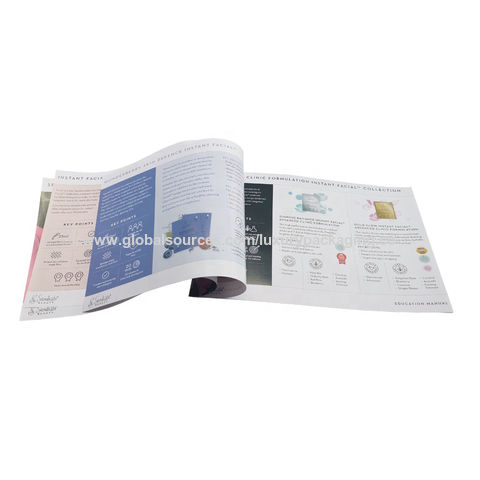 China Custom printed instruction manual booklet leaflet brochure on ...