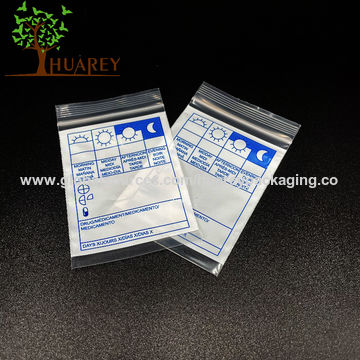 China Medical zip lock bag, resealable bag vials packaging tablet and ...
