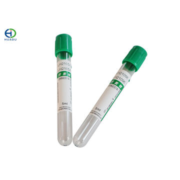 China Vacuum Container Green Cap Heparin Blood Specimen Collection Tube ...