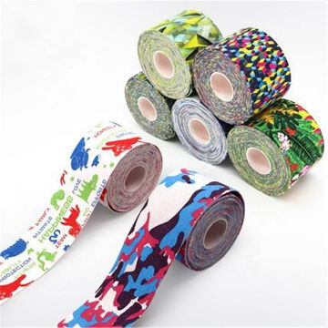China Custom printed sports tape elastic muscle pre cut kinesiology ...