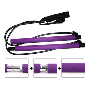 China Pilates stick bodybuilder's home stretch stretch with yoga pull ...